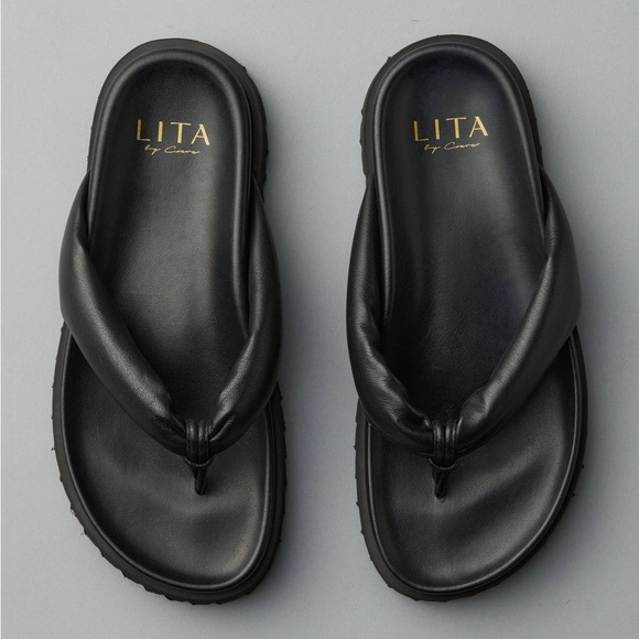 Lita by Ciara | Shoes | Lita By Ciara Made In Italy Lug Sole Thong ...